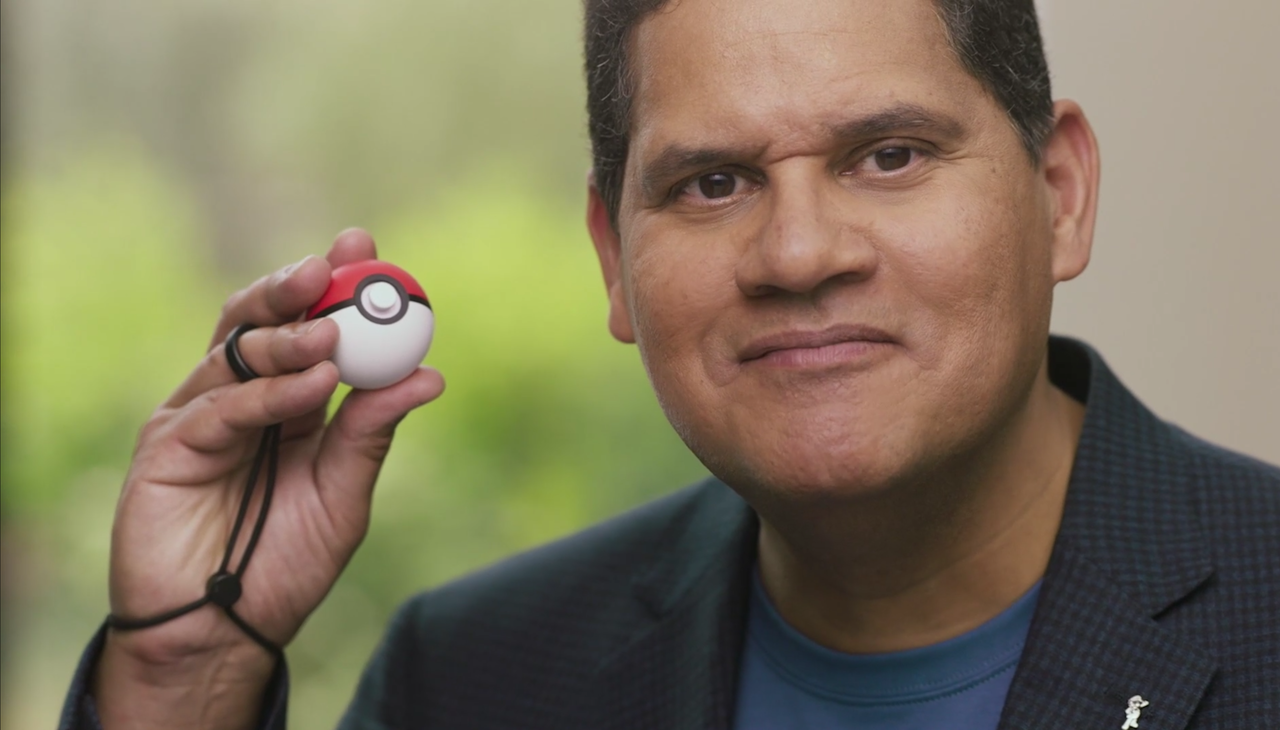Reggie with a Poke ball | Reggie Fils-Aime | Know Your Meme
