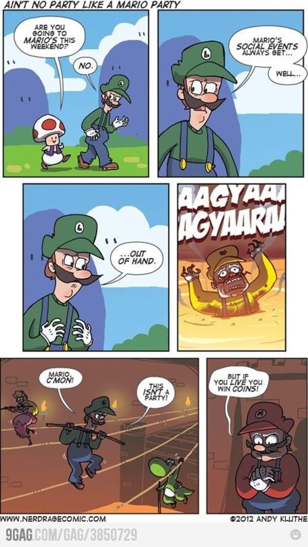 Ain't No Party Like A Mario Party - Nerd Rage by AndyKluthe | Mario ...