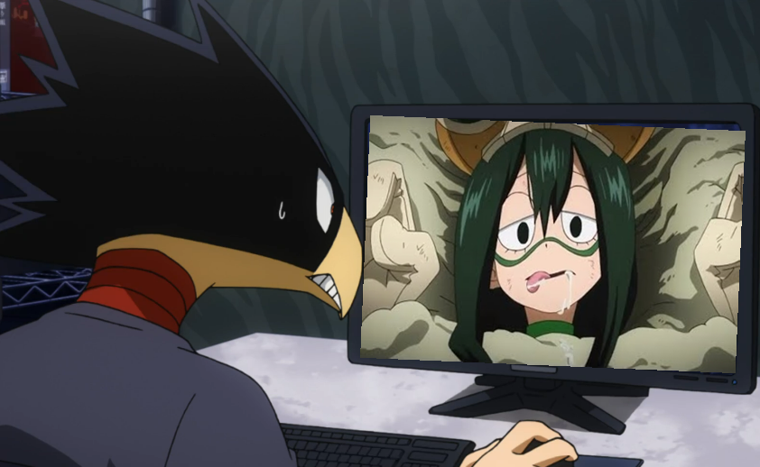 Tokoyami's secret (crappy crop) | My Hero Academia | Know Your Meme