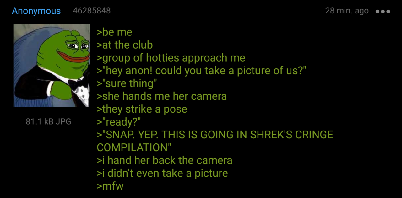 Anon takes a picture of a girl | Shrek's Cringe Compilation | Know Your ...