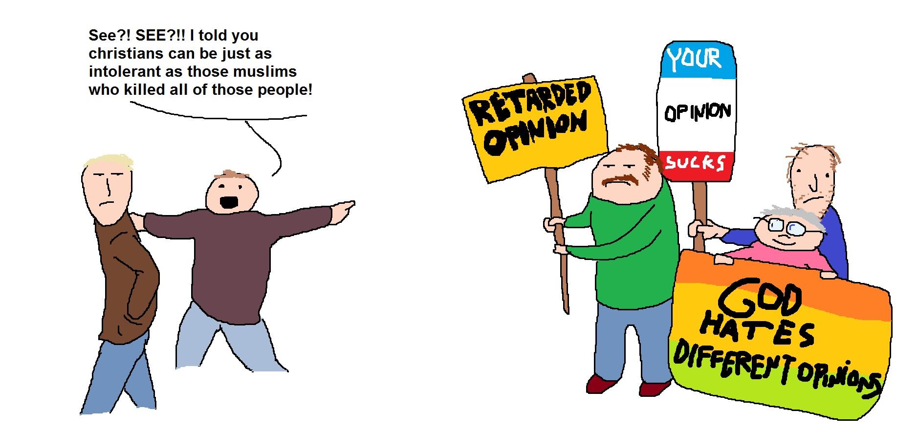 Those intolerant Christians | Counter-Signal Memes | Know Your Meme