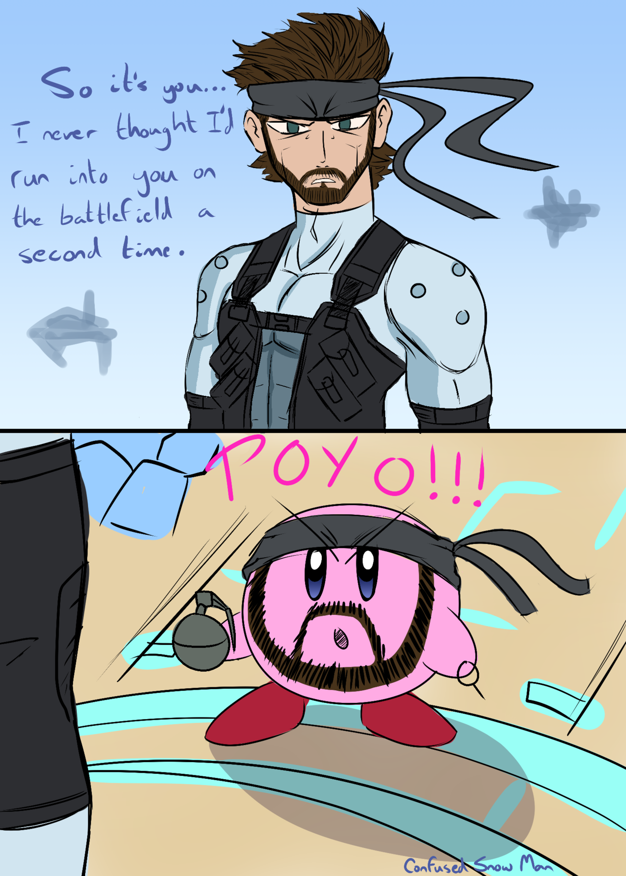 Snake and Kirby Comic | Super Smash Brothers Ultimate | Know Your Meme