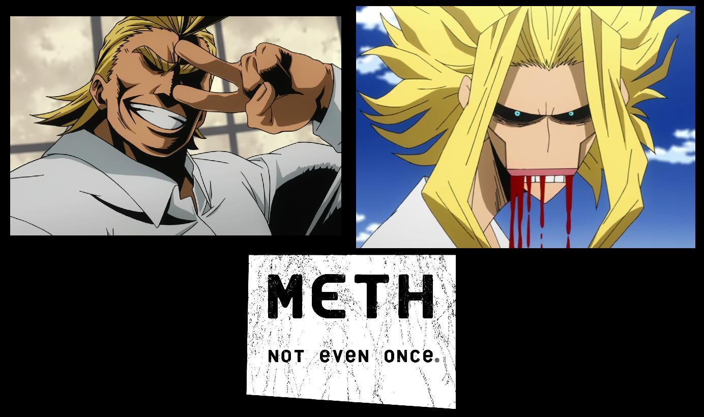 All Might | Meth, Not Even Once | Know Your Meme