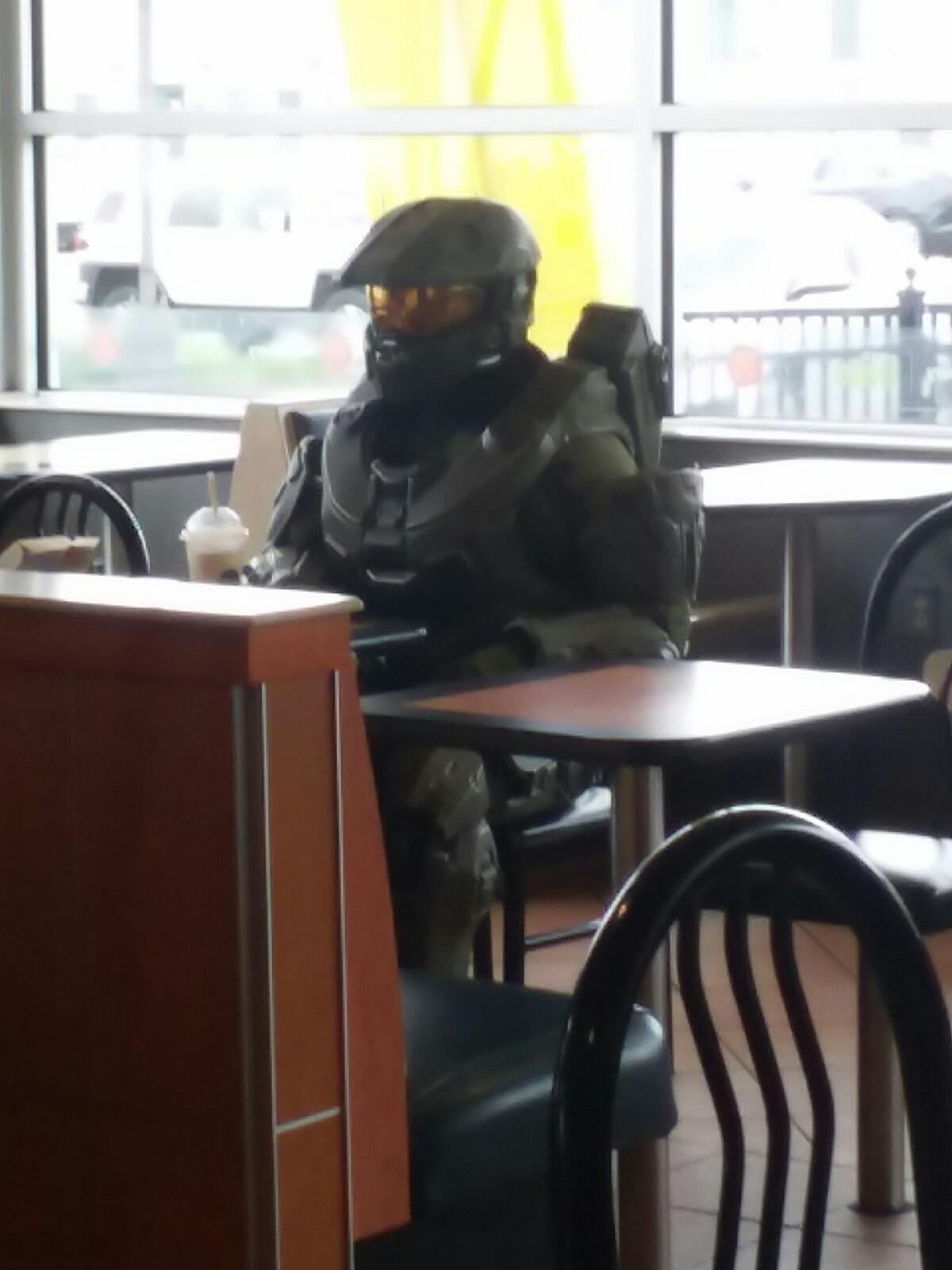 Master Chief on break | Master Chief | Know Your Meme