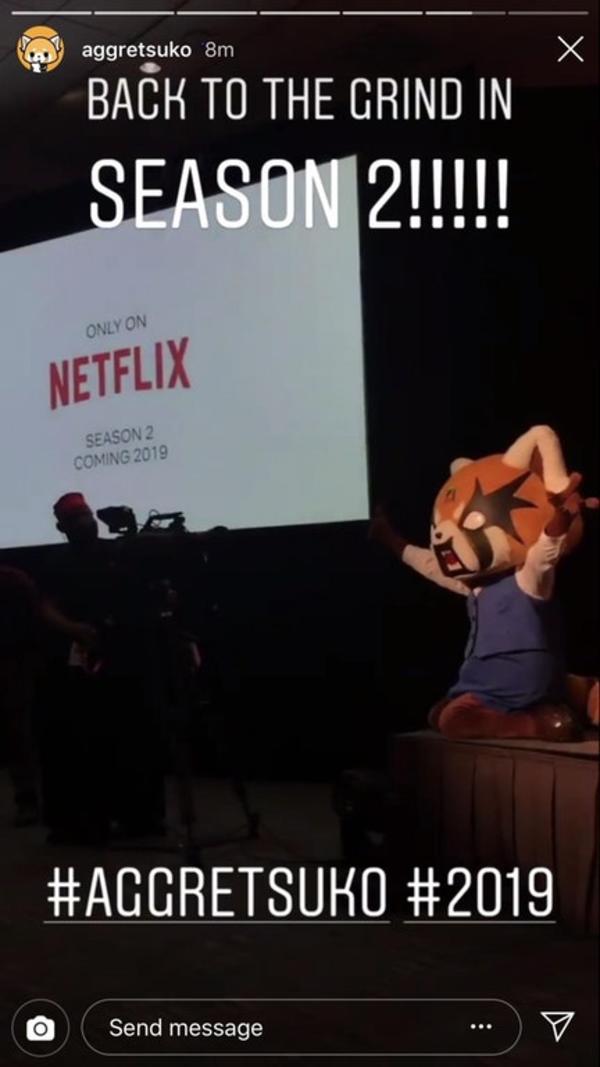 From the official Aggretsuko Instagram | Aggretsuko | Know Your Meme