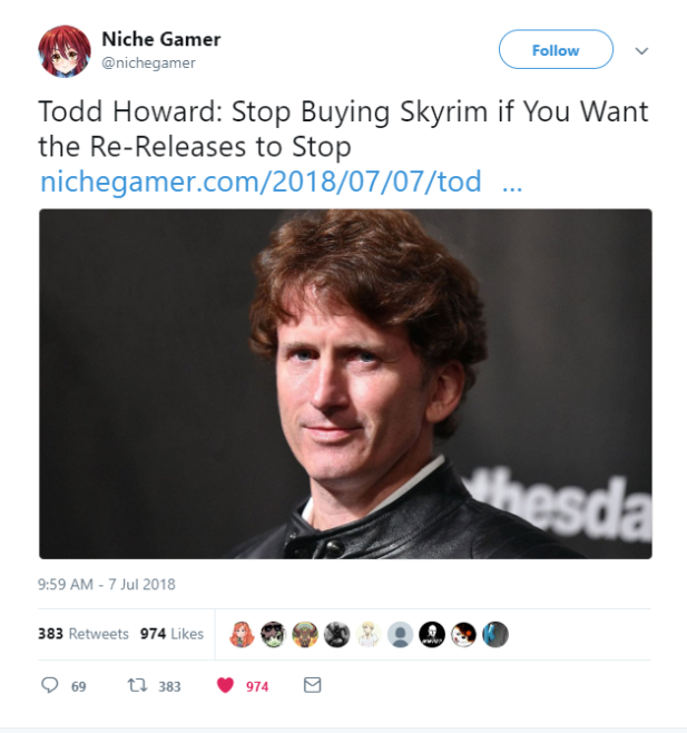 Todd Howard on skyrim ports. | Todd Howard | Know Your Meme