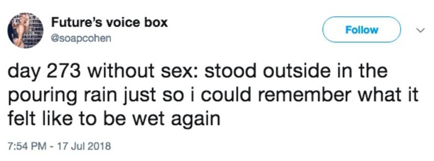 Wet Days Without Sex Know Your Meme