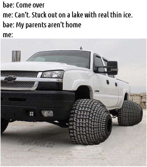 stuck on some thin ice | Bae Come Over | Know Your Meme