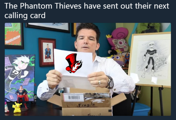 The Phantom Thieves have sent out their next calling card | Butch ...