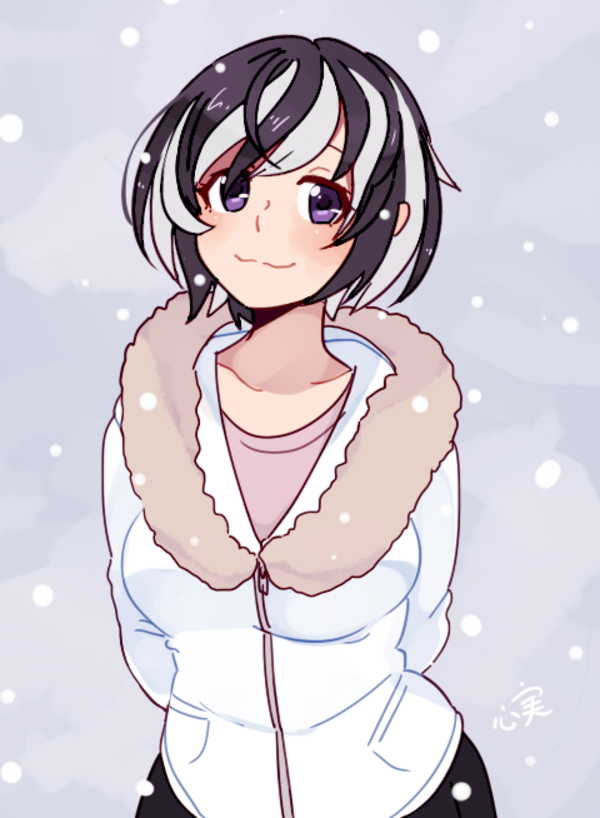 Winter Hanekawa - fanart by kokomiin | Monogatari Series | Know Your Meme
