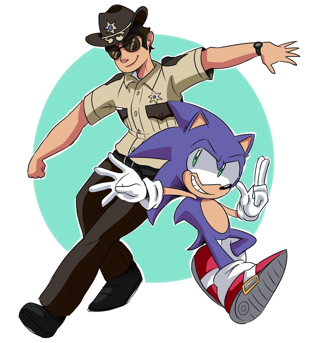 Officer Wachowski and Sonic | Sonic the Hedgehog | Know Your Meme