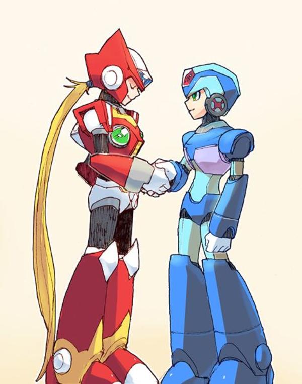 handshake | Mega Man / Rockman | Know Your Meme