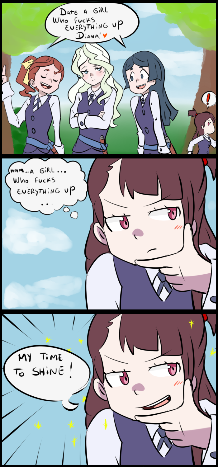 Akko's turn to shine | Little Witch Academia | Know Your Meme