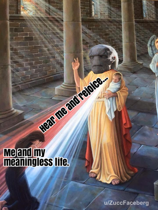 Hear me and rejoice | Jesus Blessings From the Heart | Know Your Meme