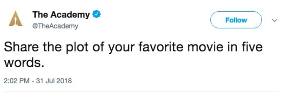 The Academy | Five Word Movie Plot Challenge | Know Your Meme