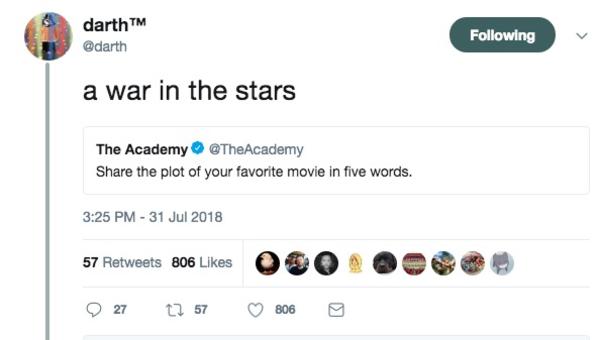 Star Wars | Five Word Movie Plot Challenge | Know Your Meme