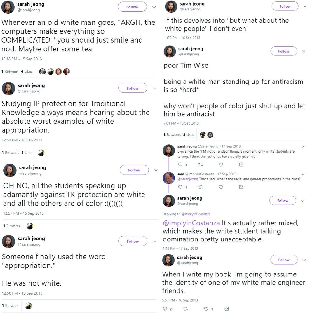 Sarah Jeong tweet set #3 | The New York Times Sarah Jeong Hiring ...
