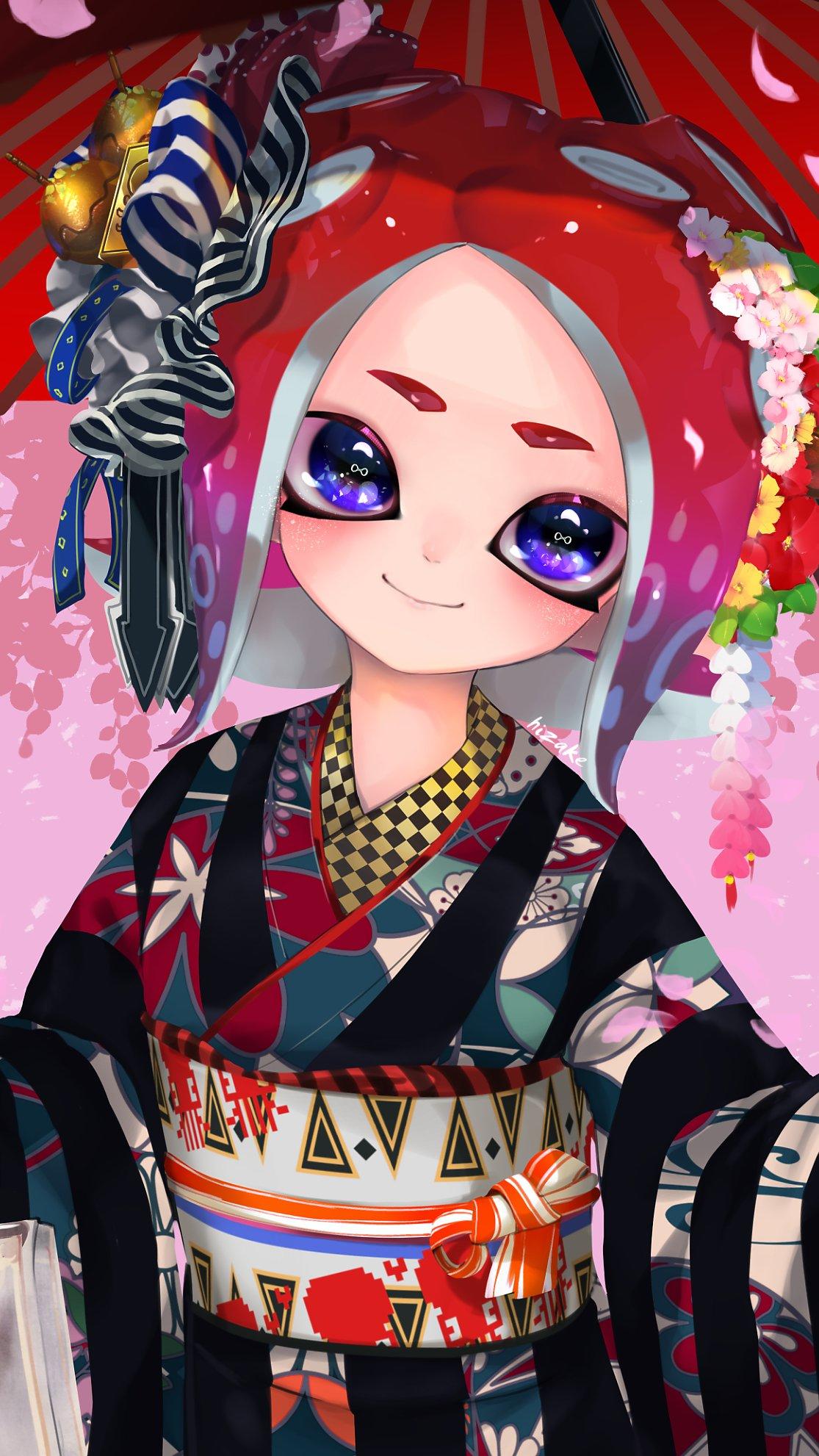 Agent 8 looks great in traditional wear | Splatoon | Know Your Meme