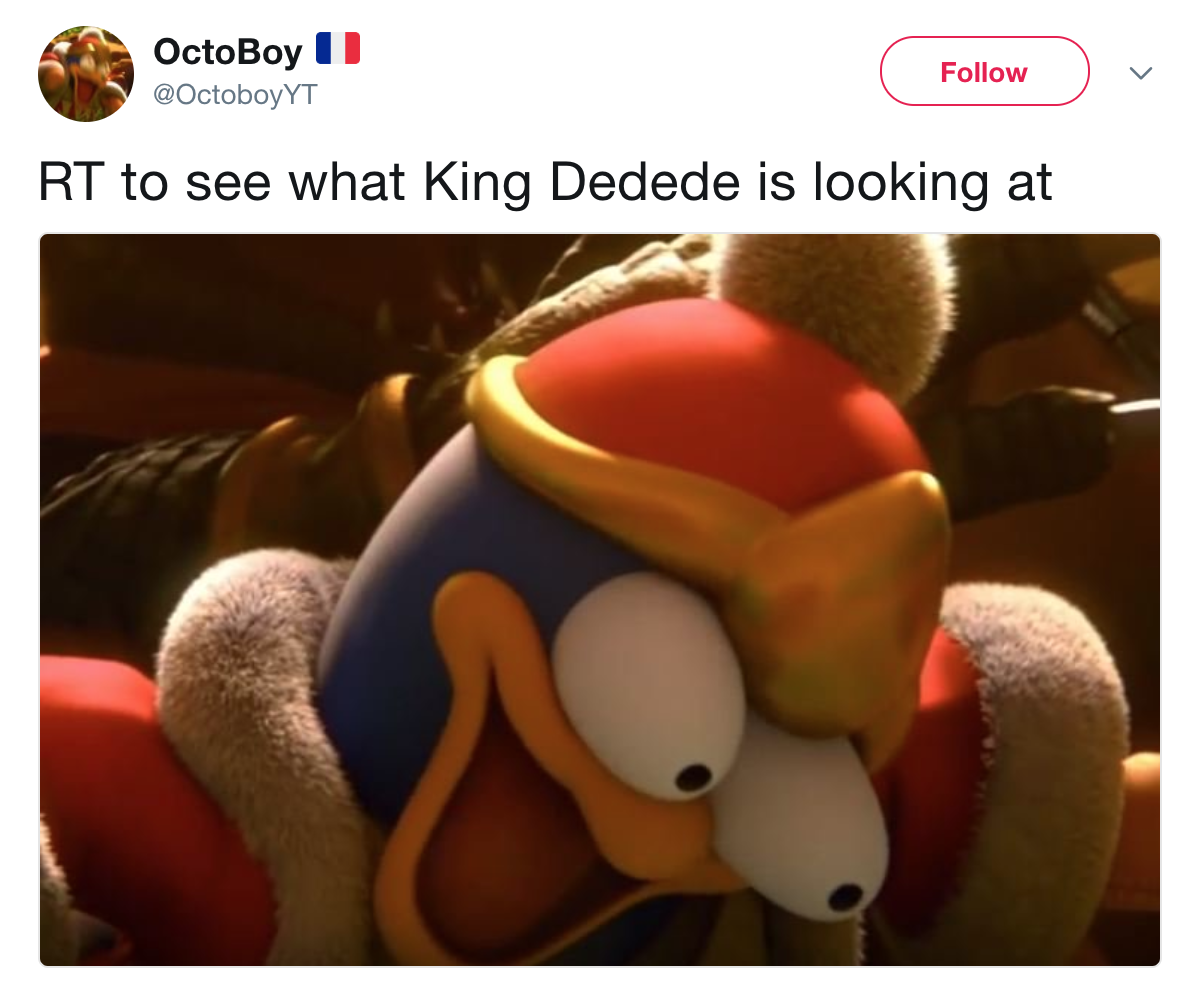 RT to See | Laughing King Dedede | Know Your Meme