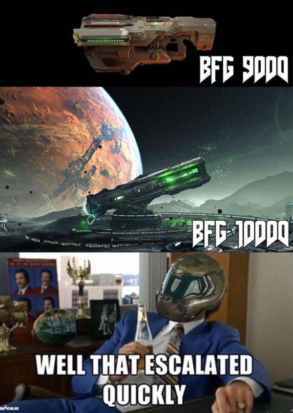BFG 9000 vs. BFG 10000 | Doom Eternal | Know Your Meme