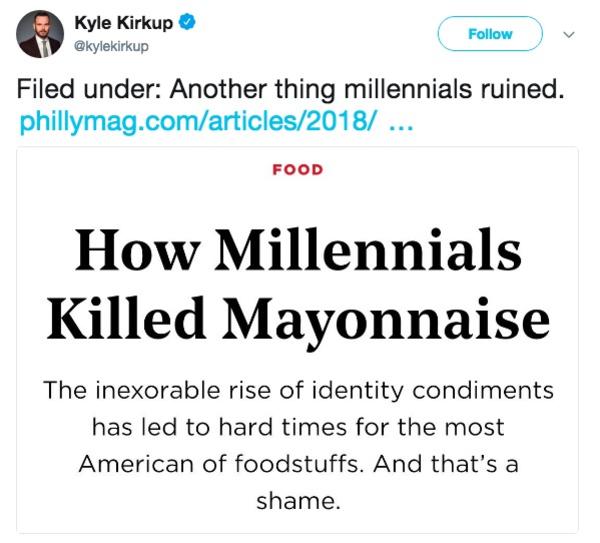 Kyle Kirkup | "Millennials Are Killing..." | Know Your Meme