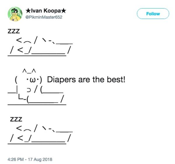 Wait... what? | Sleeping ASCII Cat | Know Your Meme