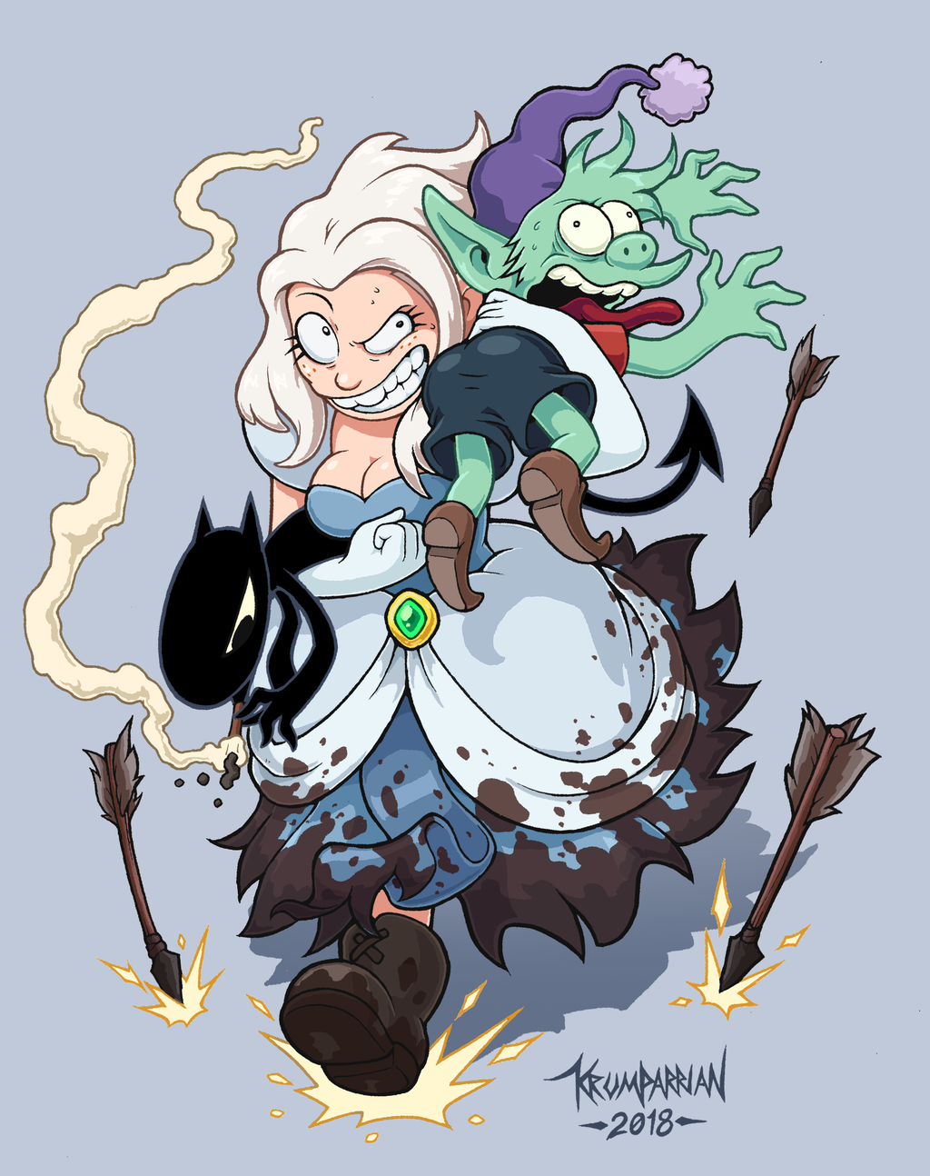 filthy running | Disenchantment | Know Your Meme