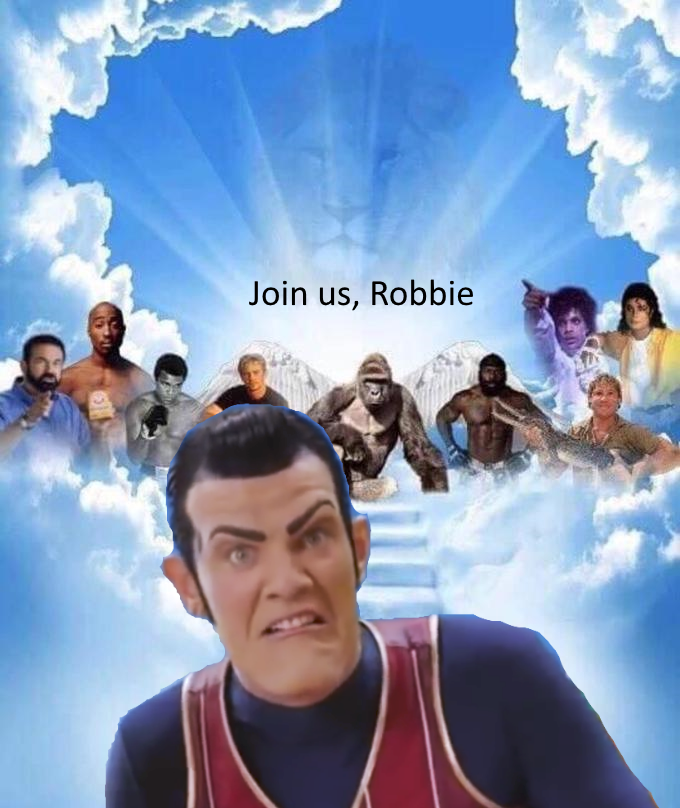 R.I.P. Robbie | Stefán Karl Stefánsson / Robbie Rotten | Know Your Meme