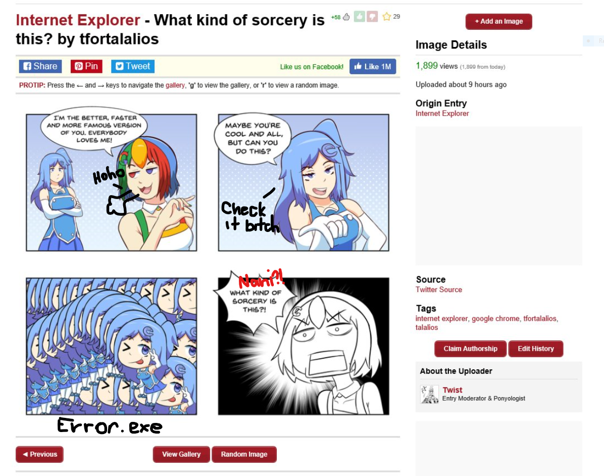 Doodling in Microsoft Edge | Know Your Meme