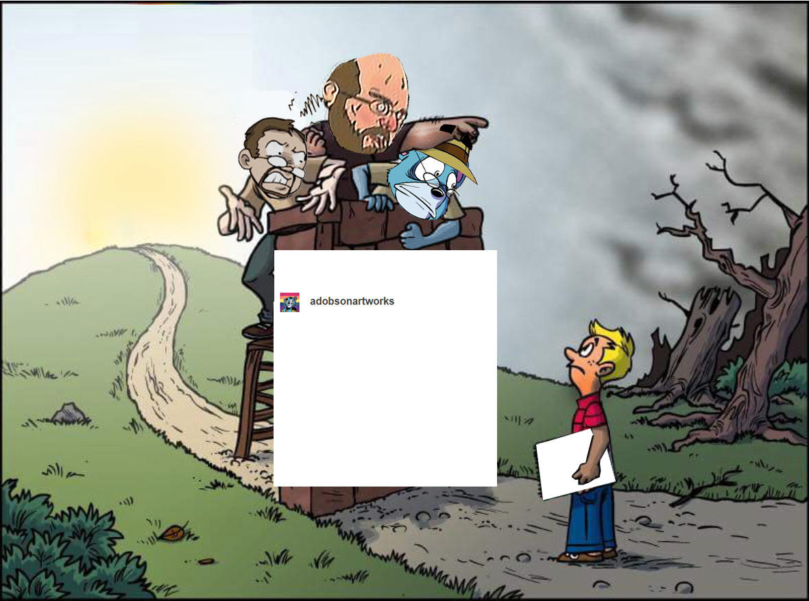Andrew Dobson blocks your way | Meme Templates | Know Your Meme