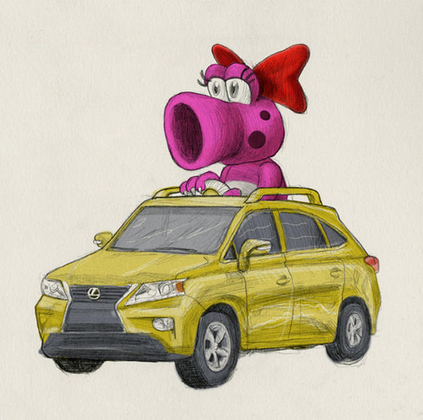Birdo in an Lexus RX | Super Mario | Know Your Meme
