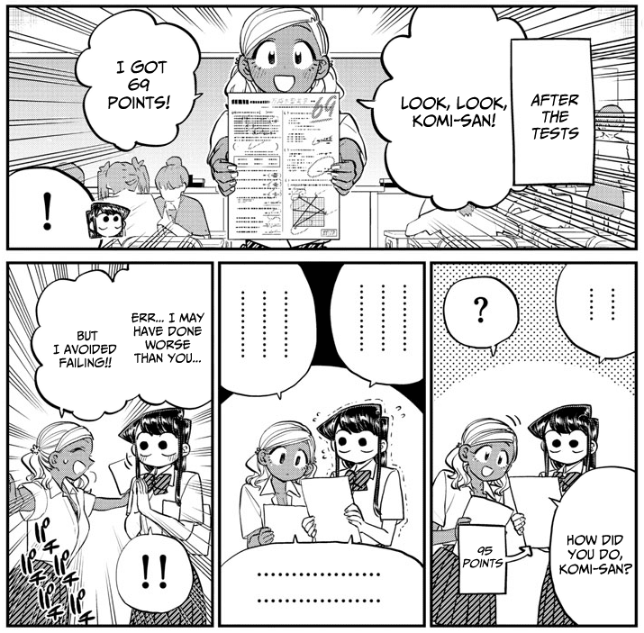 When you compare grades with your Smart friend | Komi Can't Communicate ...