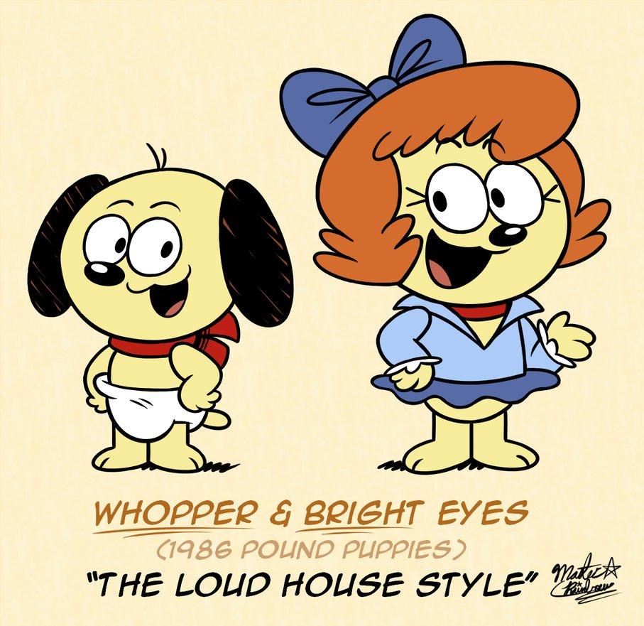 Whopper and Bright Eyes (The Loud House styled) | The Loud House | Know ...