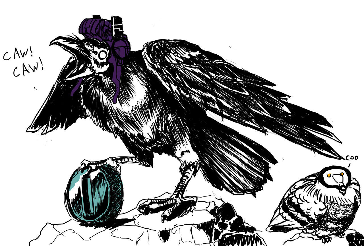 CAW CAW CAW - by werelektro on Tumblr | Clem | Know Your Meme