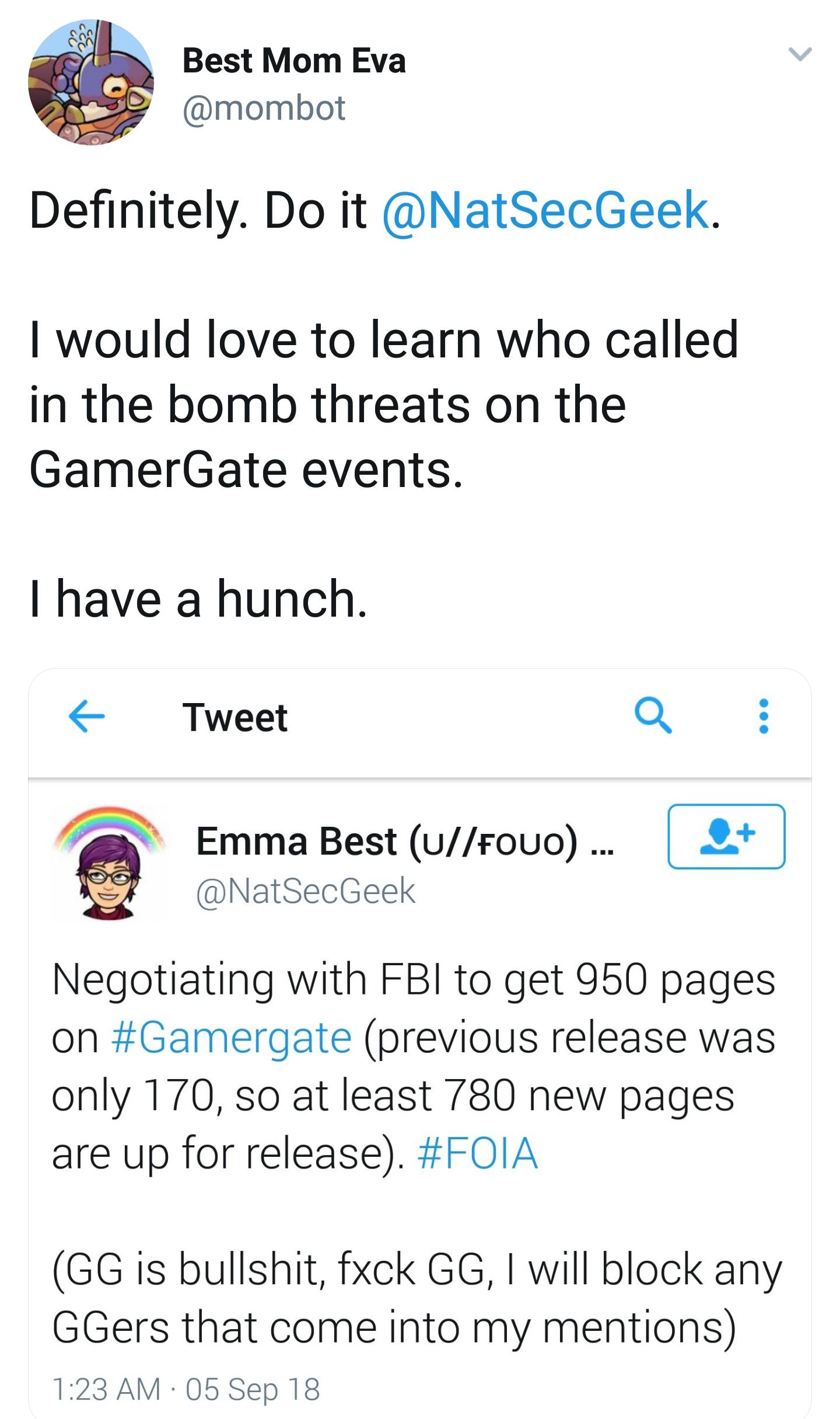 The FBI on Gamergate | GamerGate | Know Your Meme