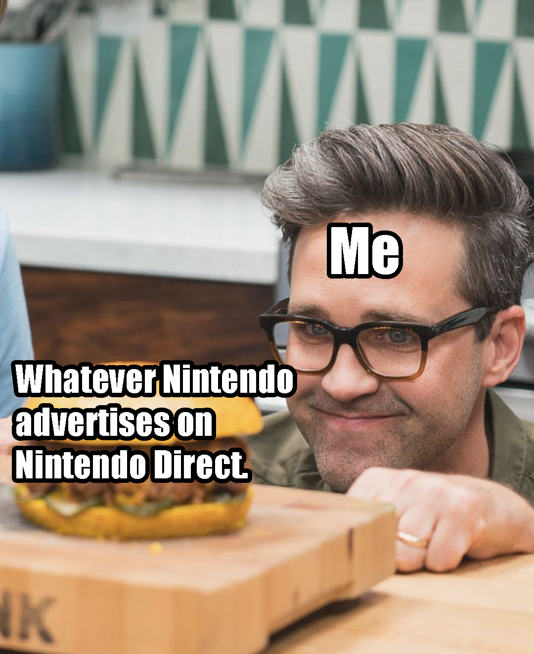Nintendo Direct | Link Stares at a Chicken Sandwich | Know Your Meme