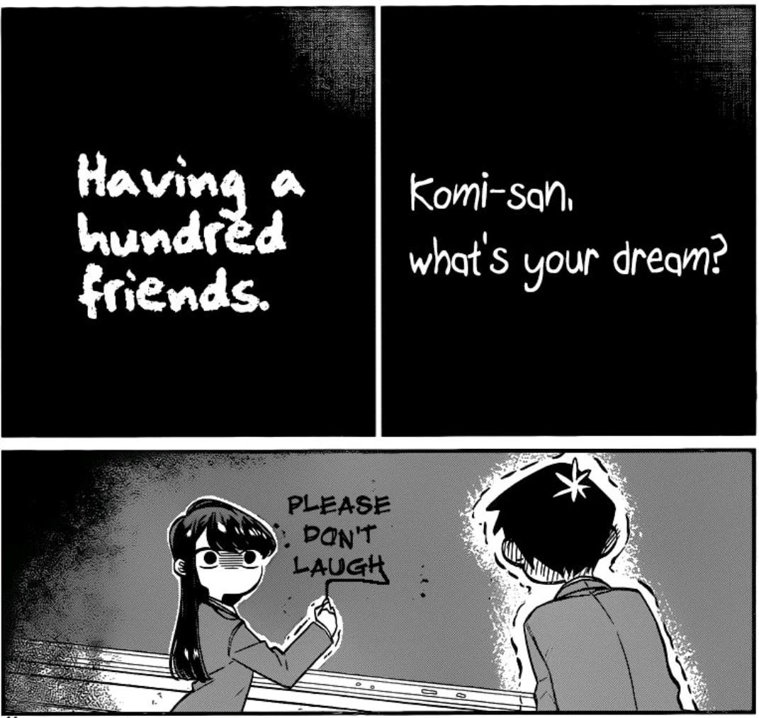 Don t Be Mean Komi Can t Communicate Know Your Meme