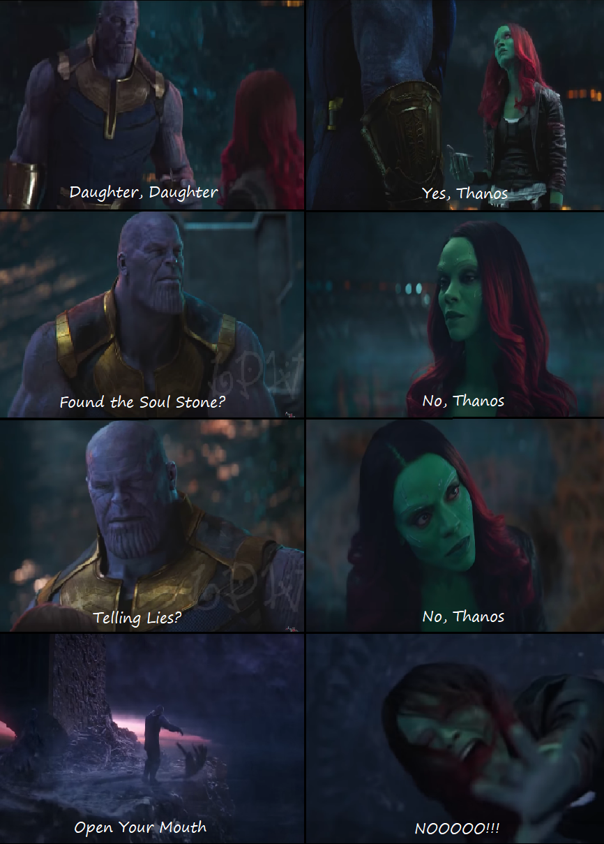 Gamora's Really Bad at Telling Lies | Johny Johny Yes Papa | Know Your Meme