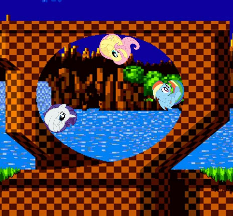 Ponies in Green Hill Zone | Rariball | Know Your Meme