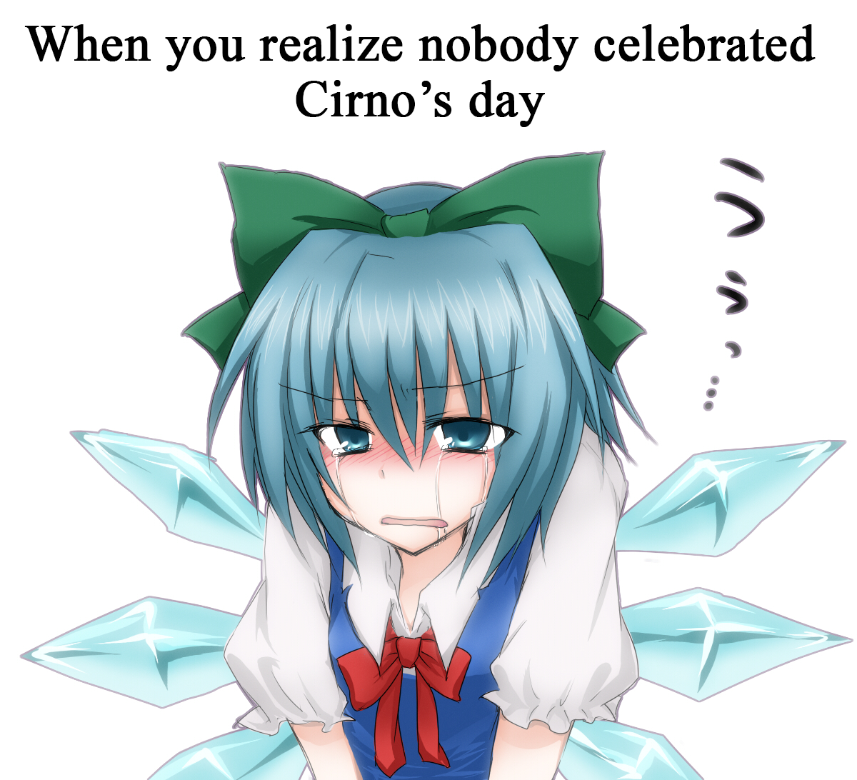 RIP Cirno, 8/11/2002 - ⑨/⑨/2018 | Cirno | Know Your Meme