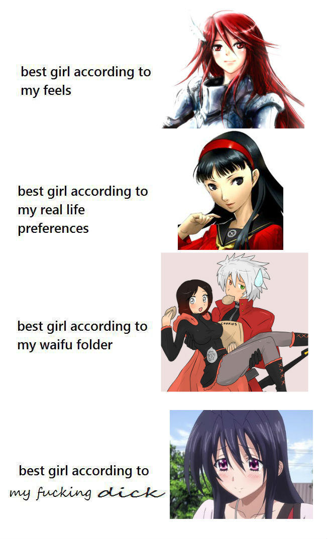 Best Girl Meme by EpicLinkSam | Best Girl According To... | Know Your Meme
