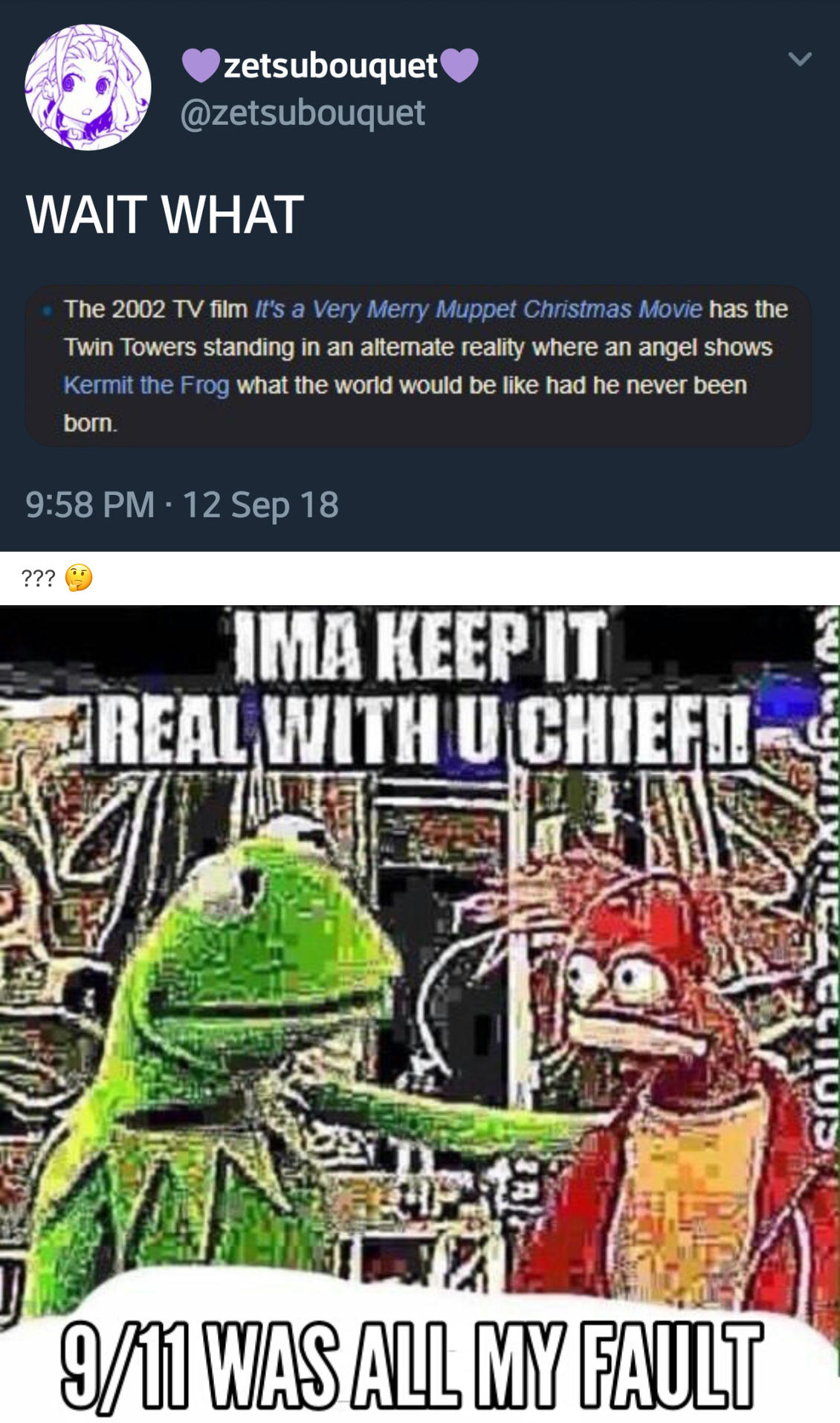 WHAT | Kermit Did 9/11 | Know Your Meme