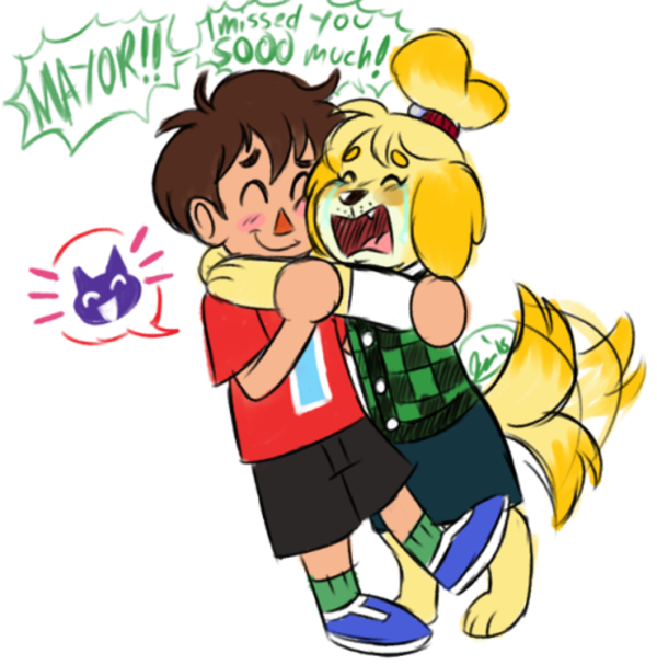 Isabelle and Villager reunited | Super Smash Brothers Ultimate | Know ...