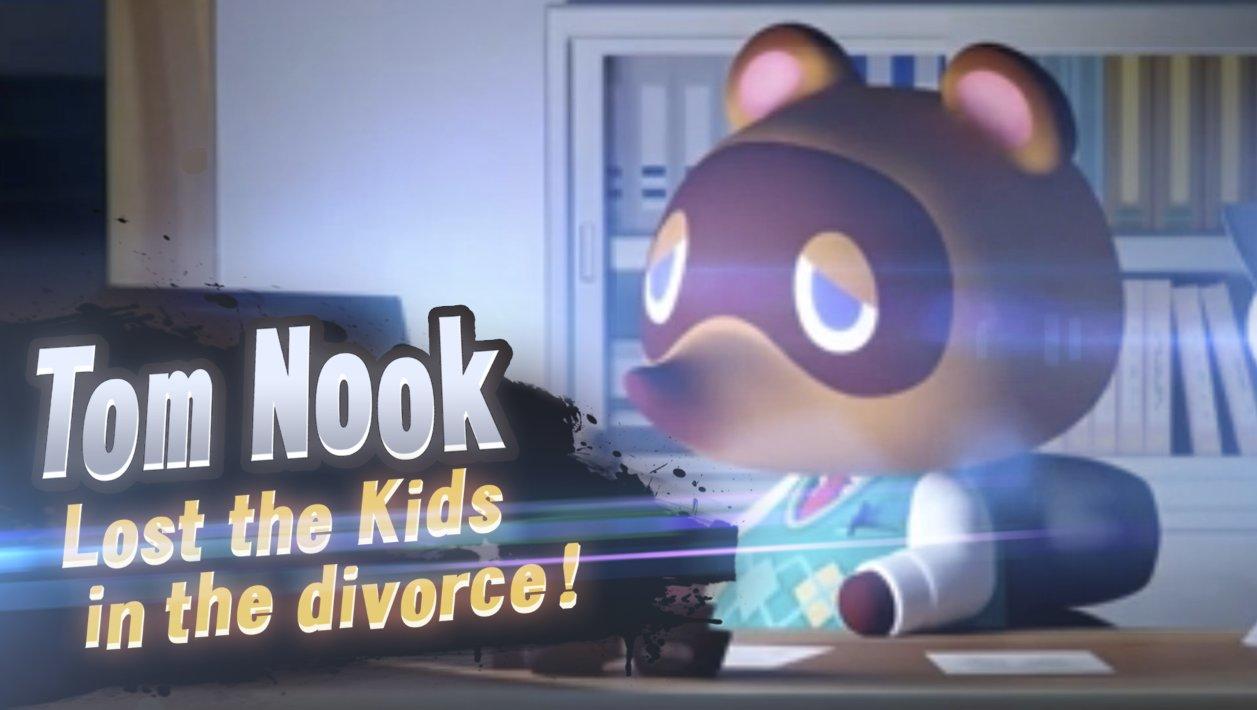 Tom Nook and his midlife crisis joins smash | Tom Nook at a Desk | Know ...