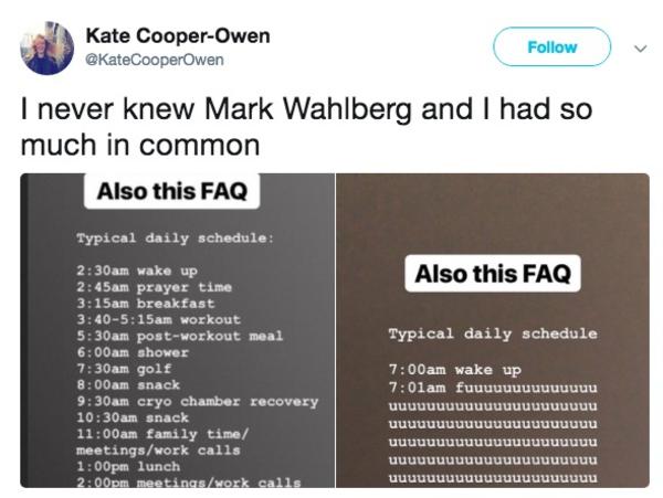 FUUUUUUUCK | Mark Wahlberg's Daily Routine | Know Your Meme