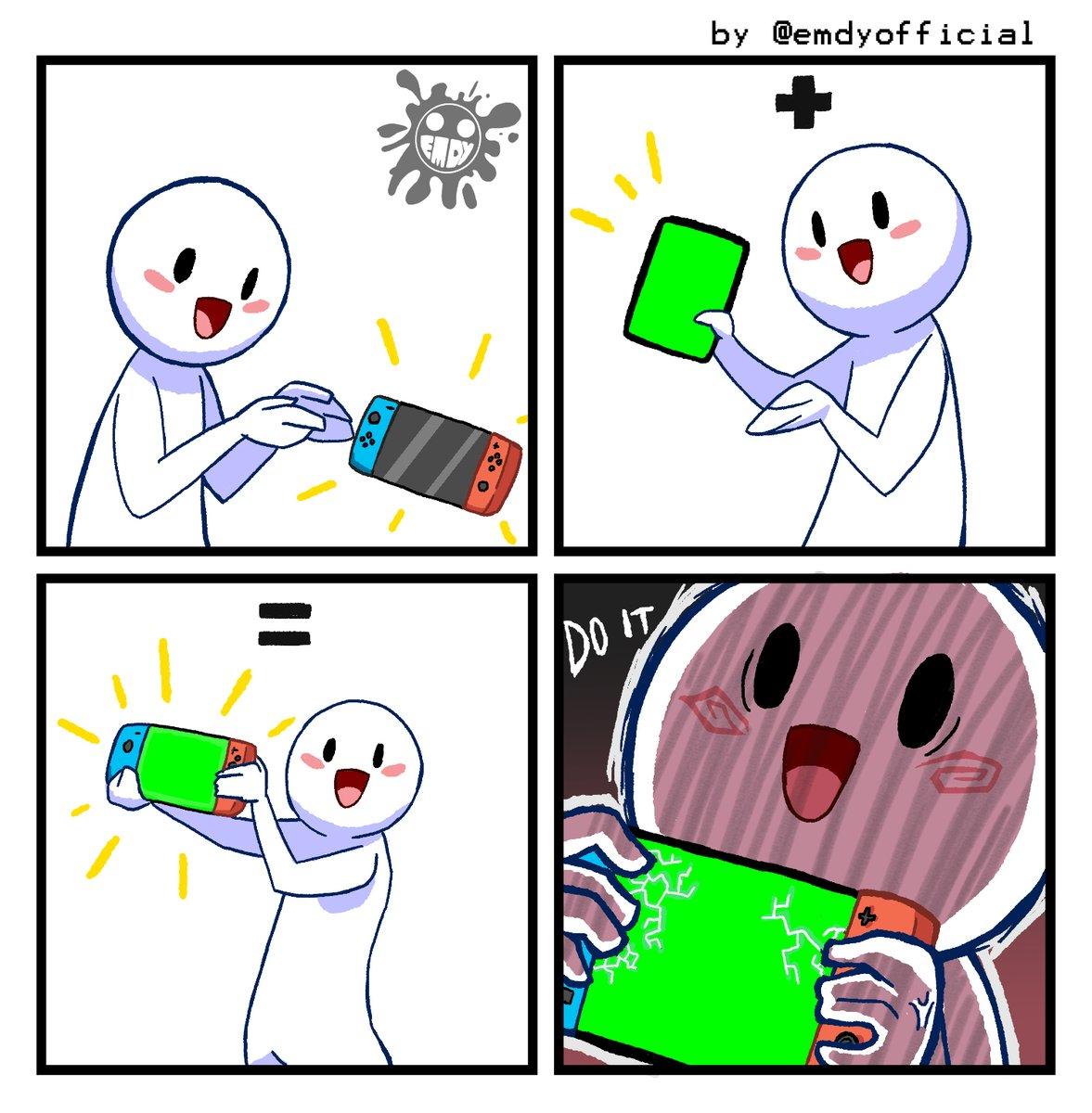 Exploitable by @emdyofficial | Perfect for the Switch | Know Your Meme