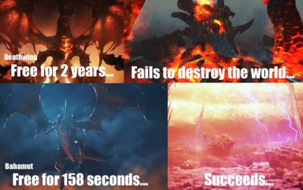 Comparing WoW's Deathwing to FFXIV's Bahamut | Final Fantasy XIV | Know ...