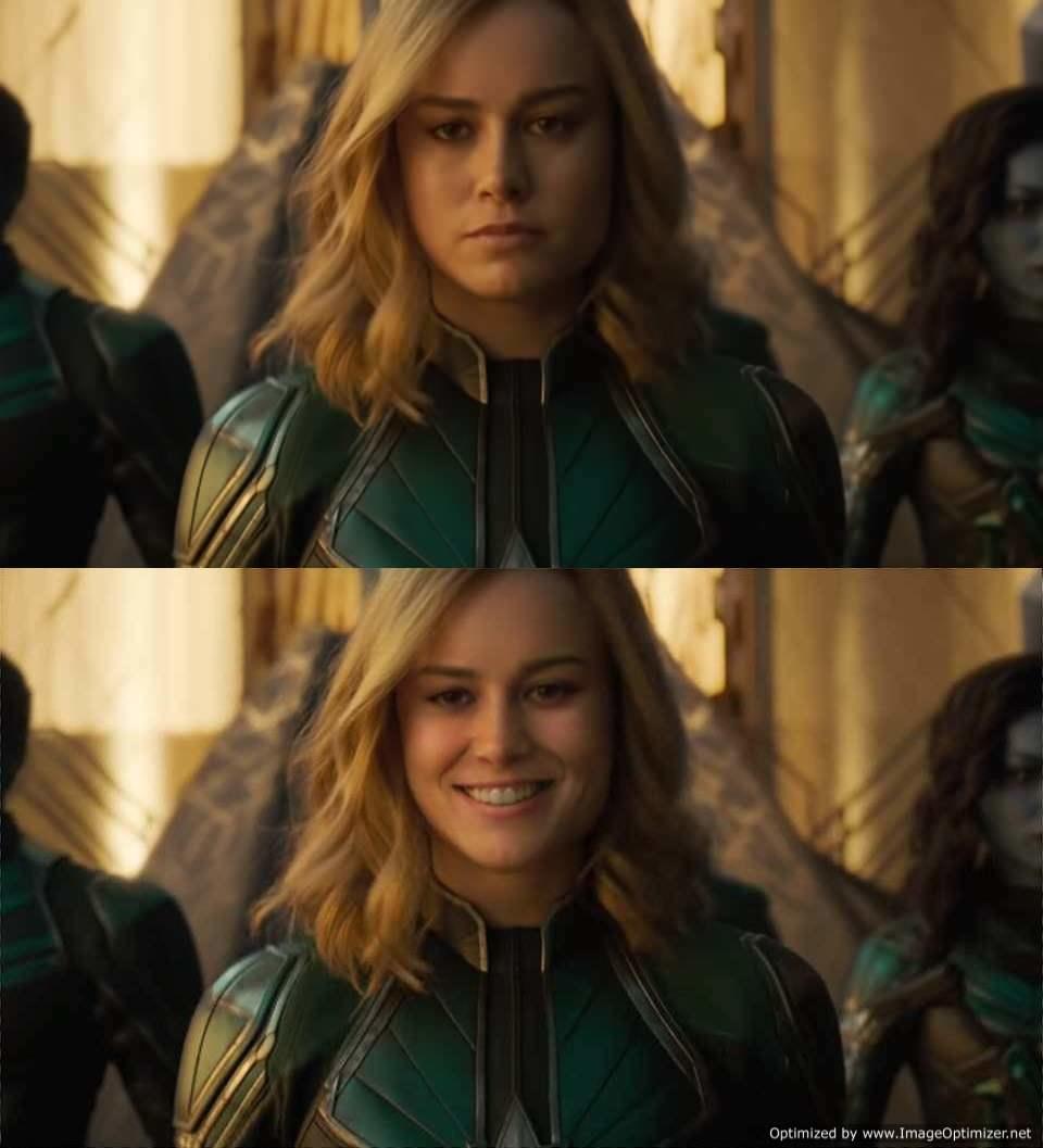 Smile | Captain Marvel | Know Your Meme