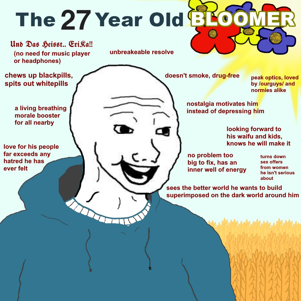 Readable Bloomer | Wojak | Know Your Meme