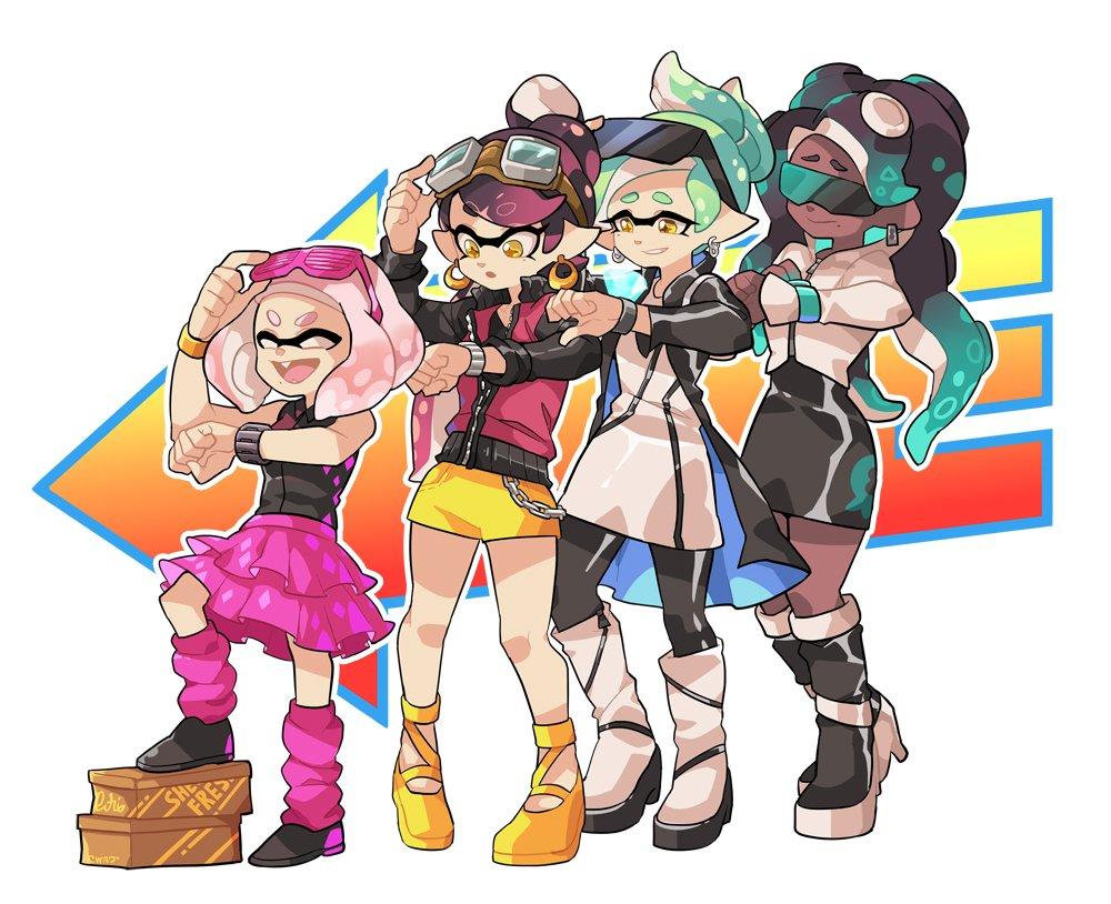 Let's go back to the future! (Retro VS Modern Splatfest) by Gomi Gomi ...